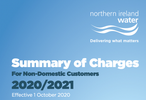 NI Water Summary of Charges | Manufacturing NI