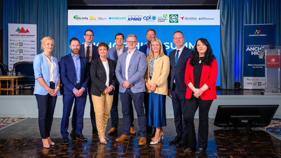 Local manufacturing leaders from Keystone, Denroy and Invest NI ...
